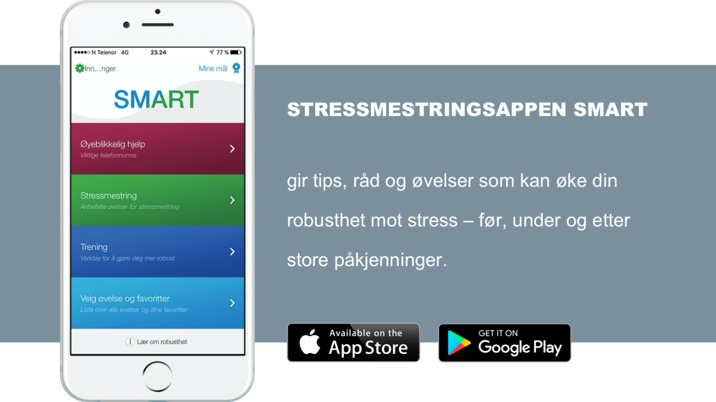SMART – et stressmestringsverktøy - Psykososial beredskap